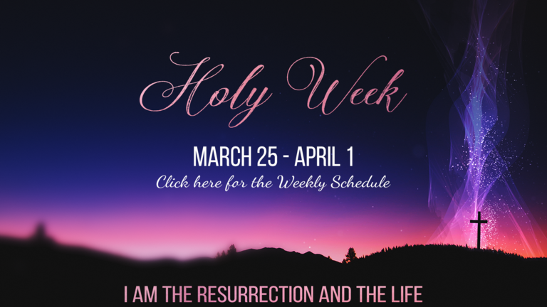 Holy Week (Web Banner) – Owosso First Church of the Nazarene